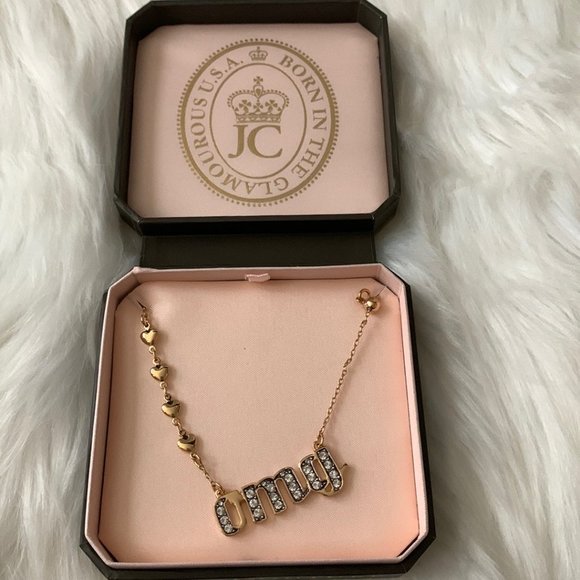 Juicy Couture | Jewelry | Juicy Couture Omg Pendant Long Strand ...